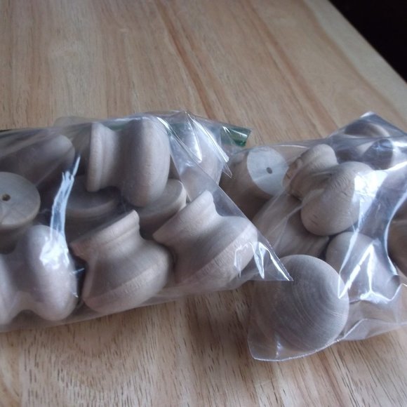 None | Accents | 2 Wooden Knobs | Poshmark